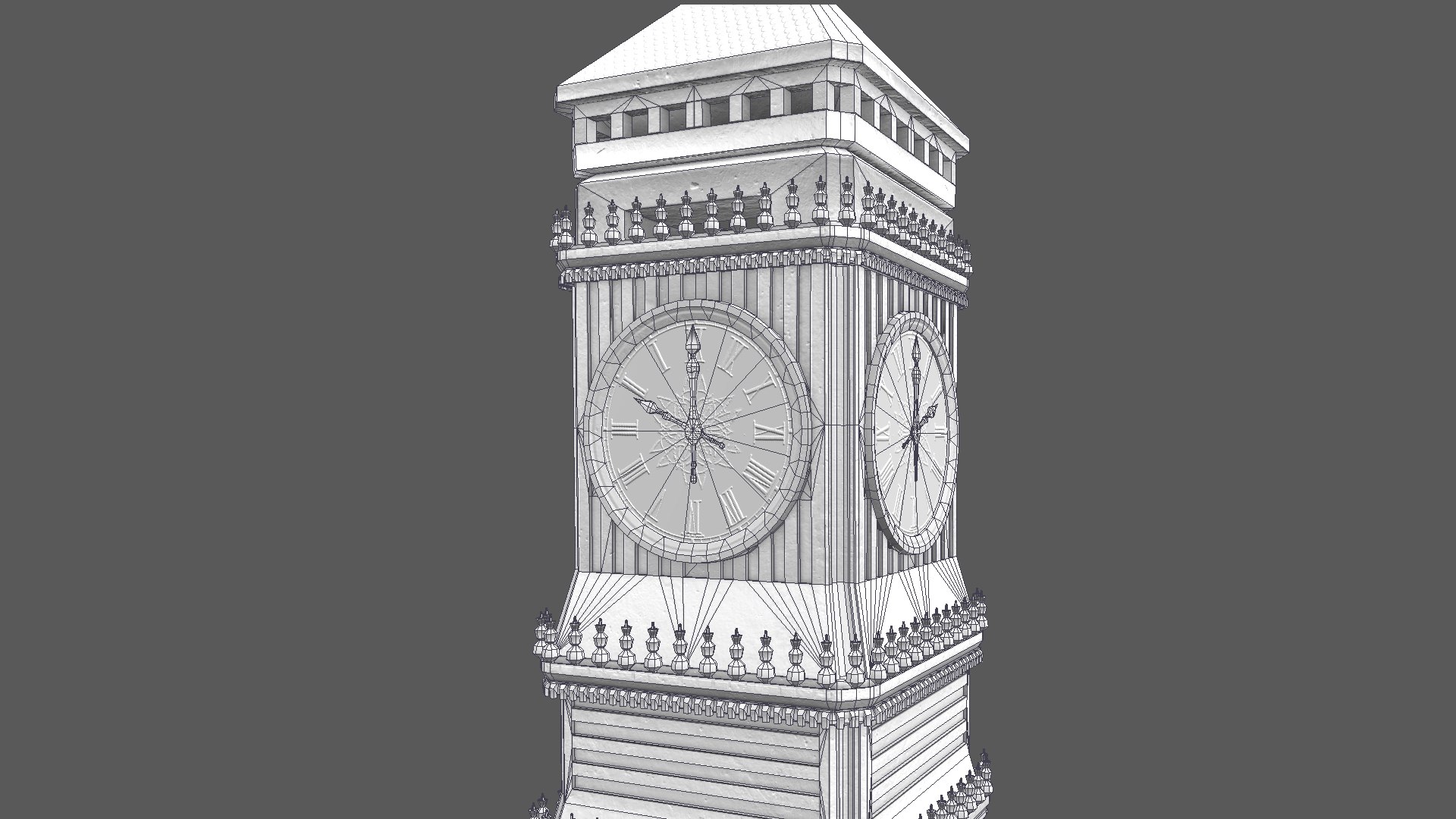 3D Clock Tower Model - TurboSquid 1831224