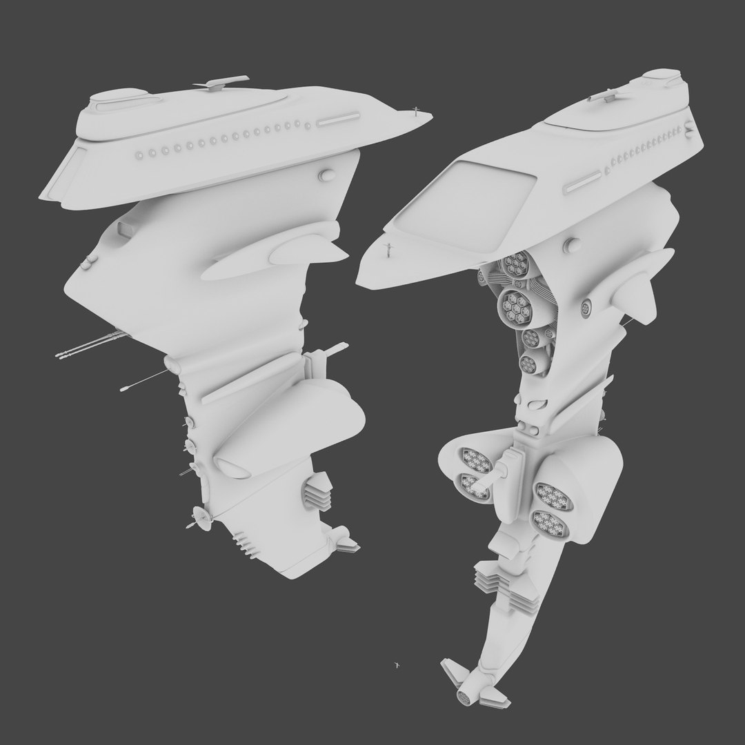 Blender Transport Ship