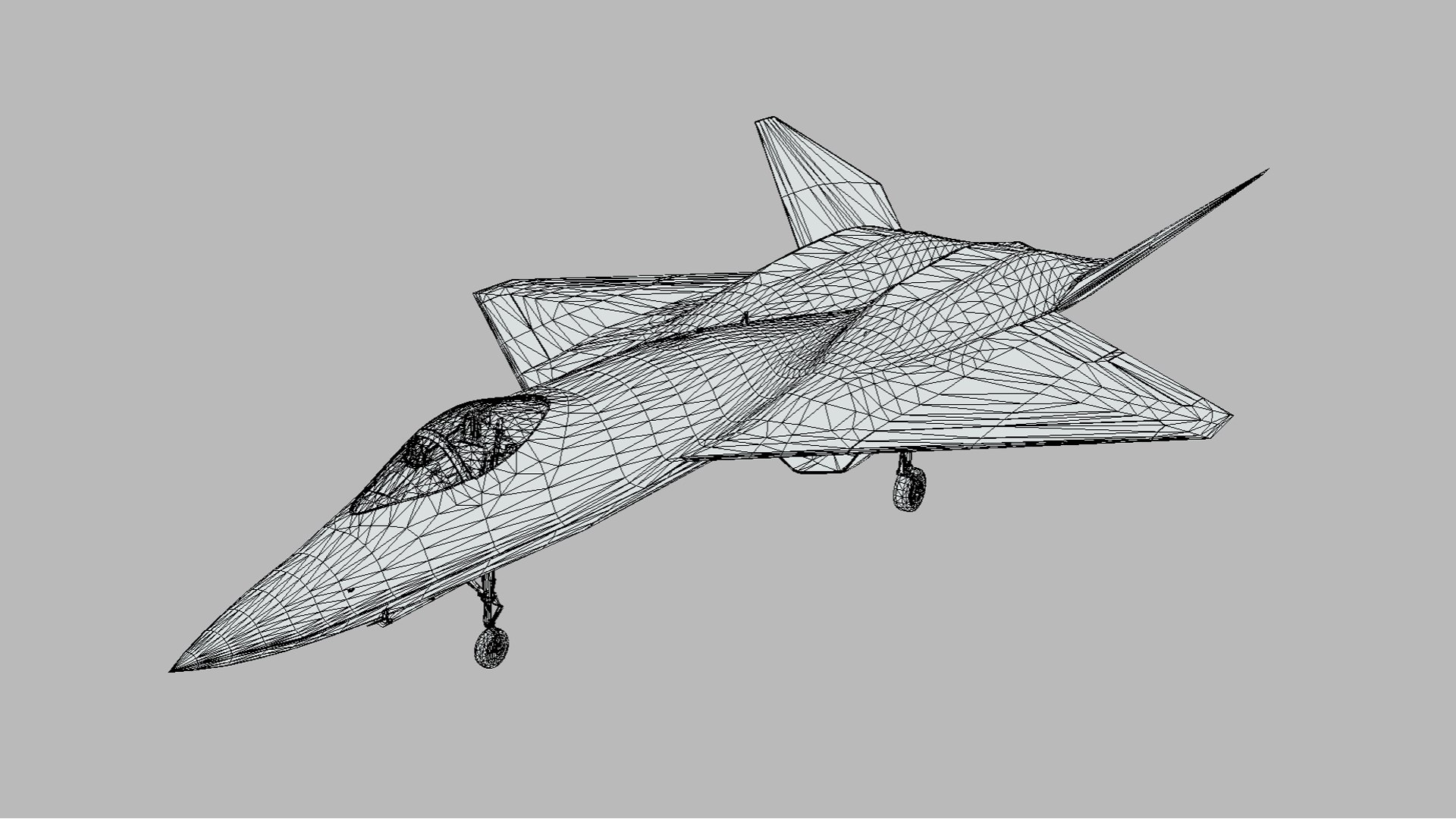 3D YF-23 Black Widow PBR Model - TurboSquid 2207218