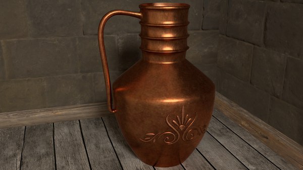 3D model copper jug - TurboSquid 1409638