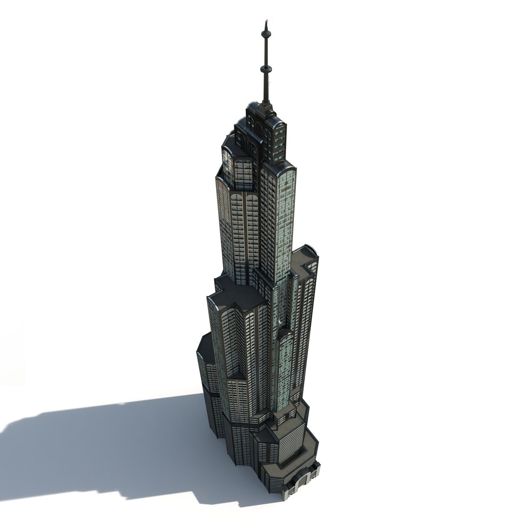 Skyscraper-Editable 3D Model 3D Model - TurboSquid 2246547