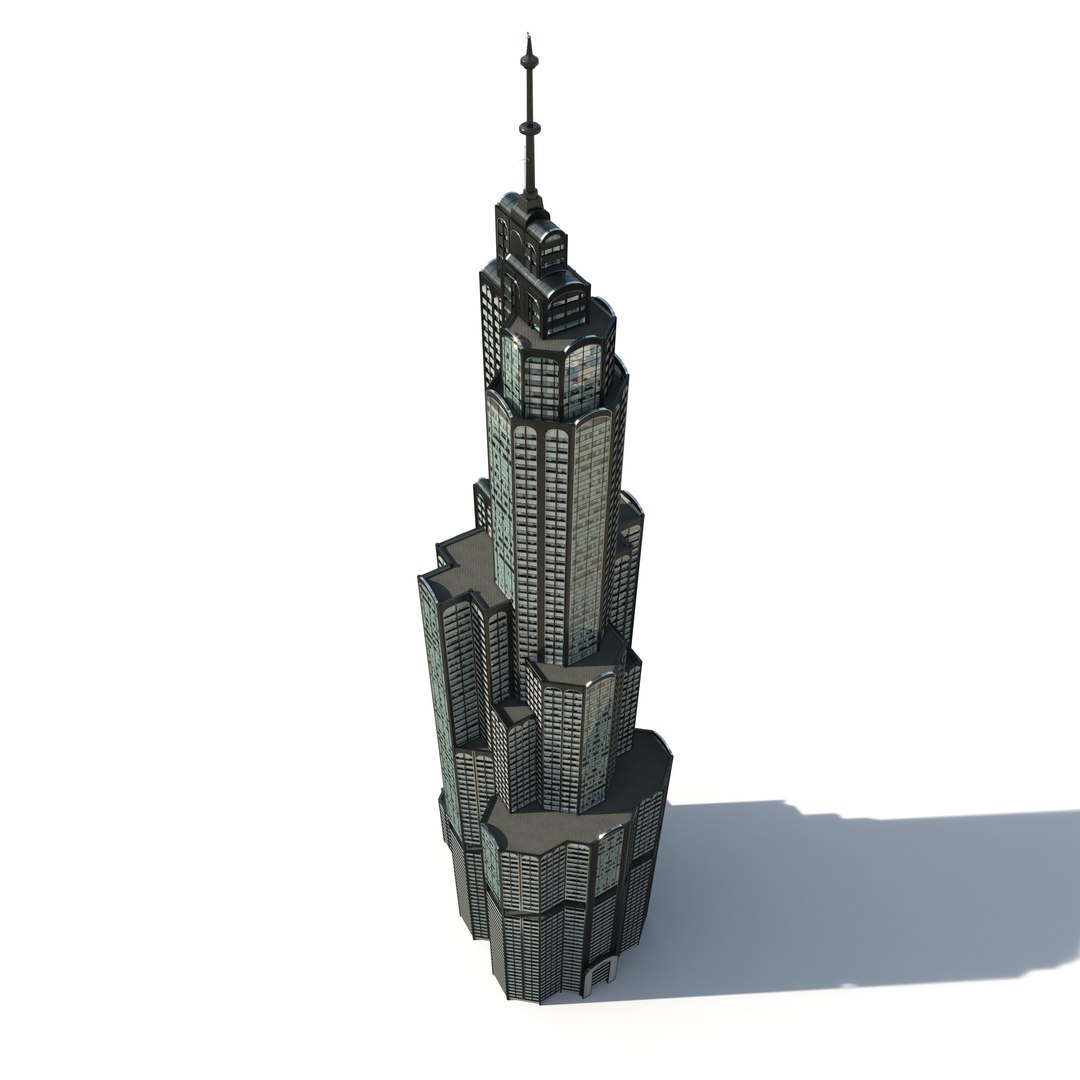 Skyscraper-Editable 3D Model 3D Model - TurboSquid 2246547