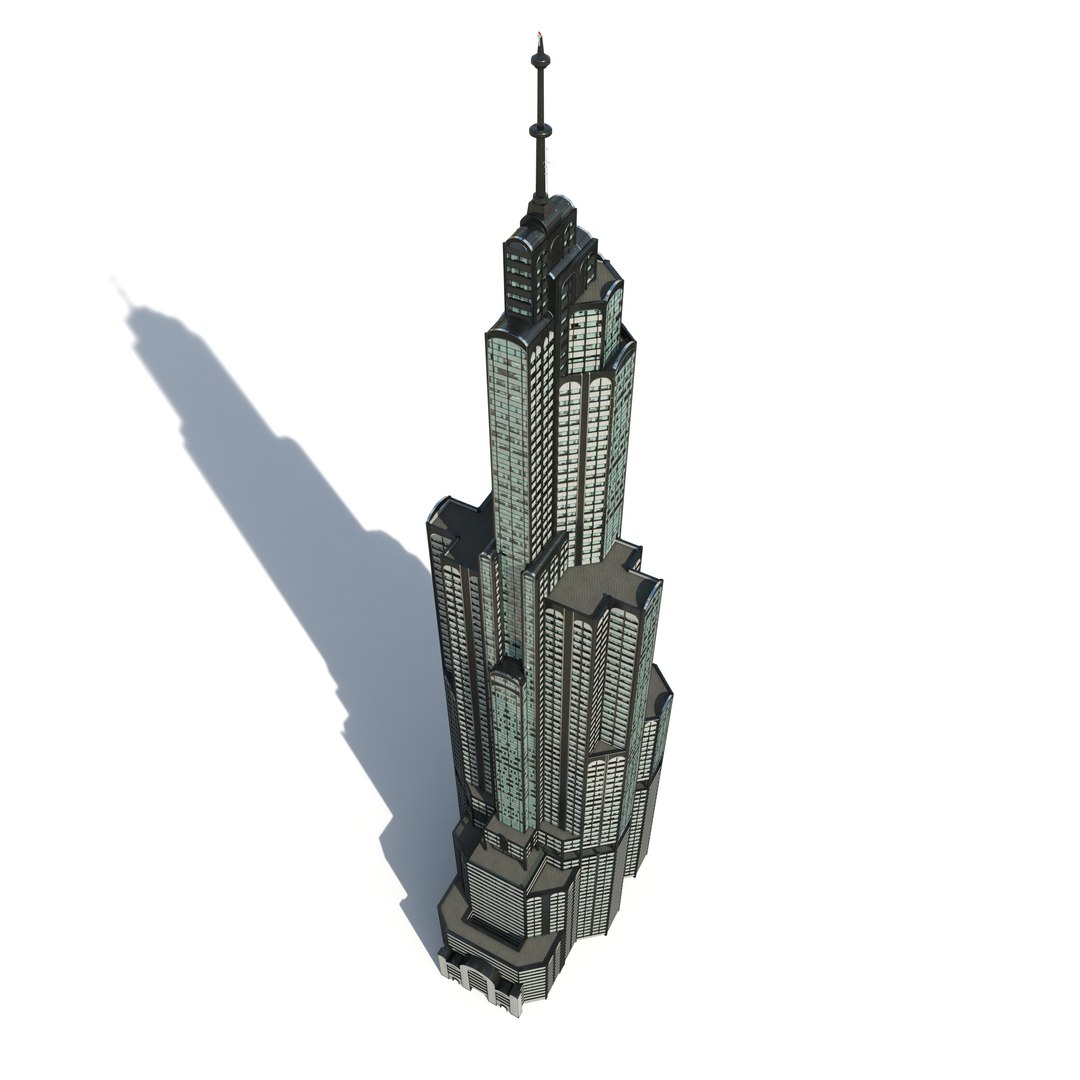 Skyscraper-Editable 3D Model 3D Model - TurboSquid 2246547