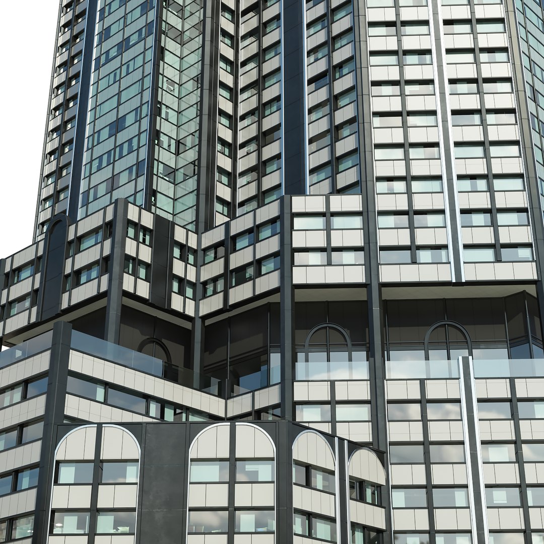 Skyscraper-Editable 3D Model 3D Model - TurboSquid 2246547