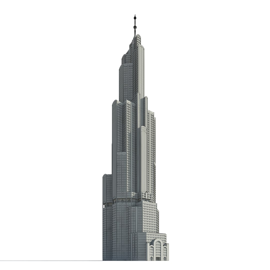 Skyscraper-Editable 3D Model 3D Model - TurboSquid 2246547