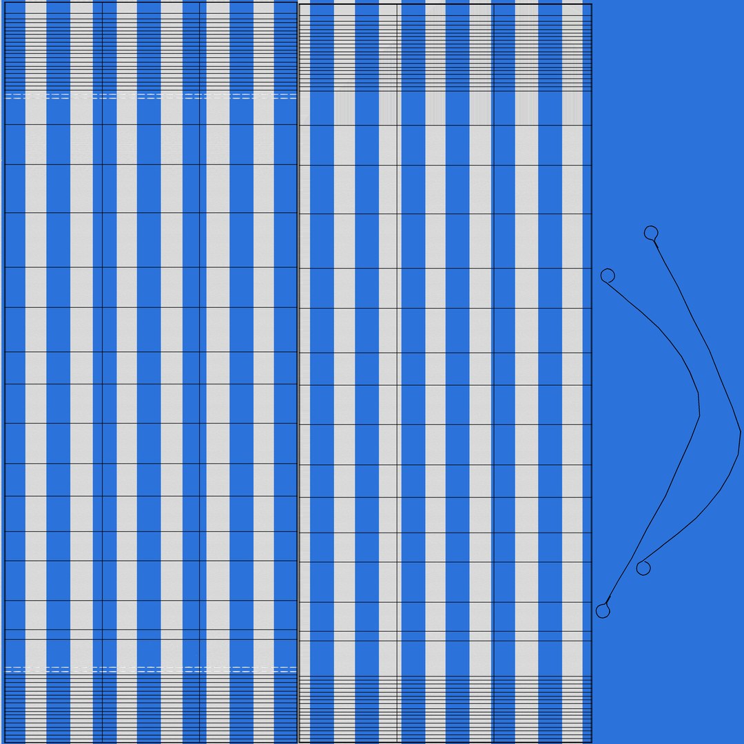 Detailed Beach Chair 3D Model - TurboSquid 2063552