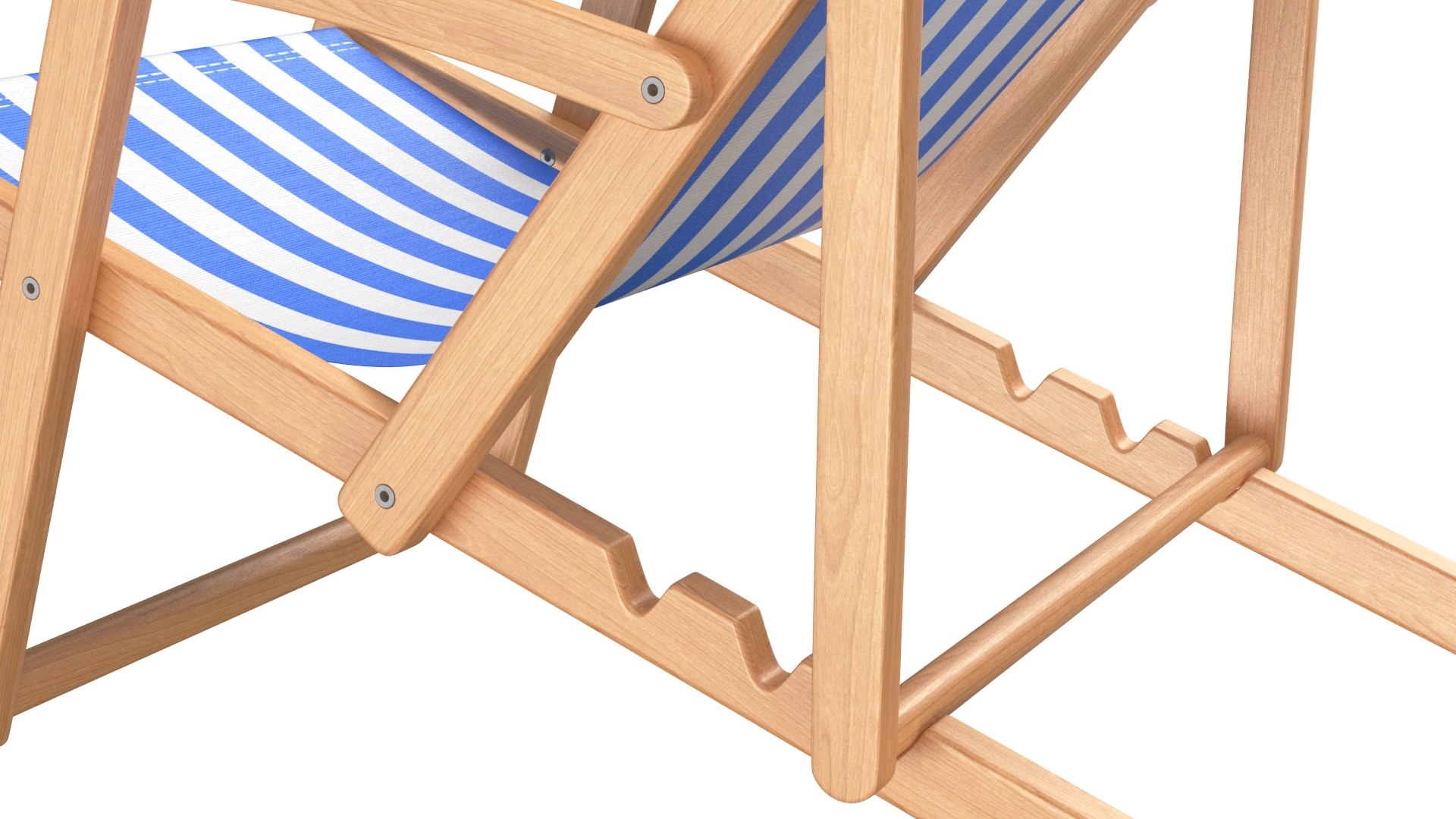 Detailed Beach Chair 3D Model - TurboSquid 2063552