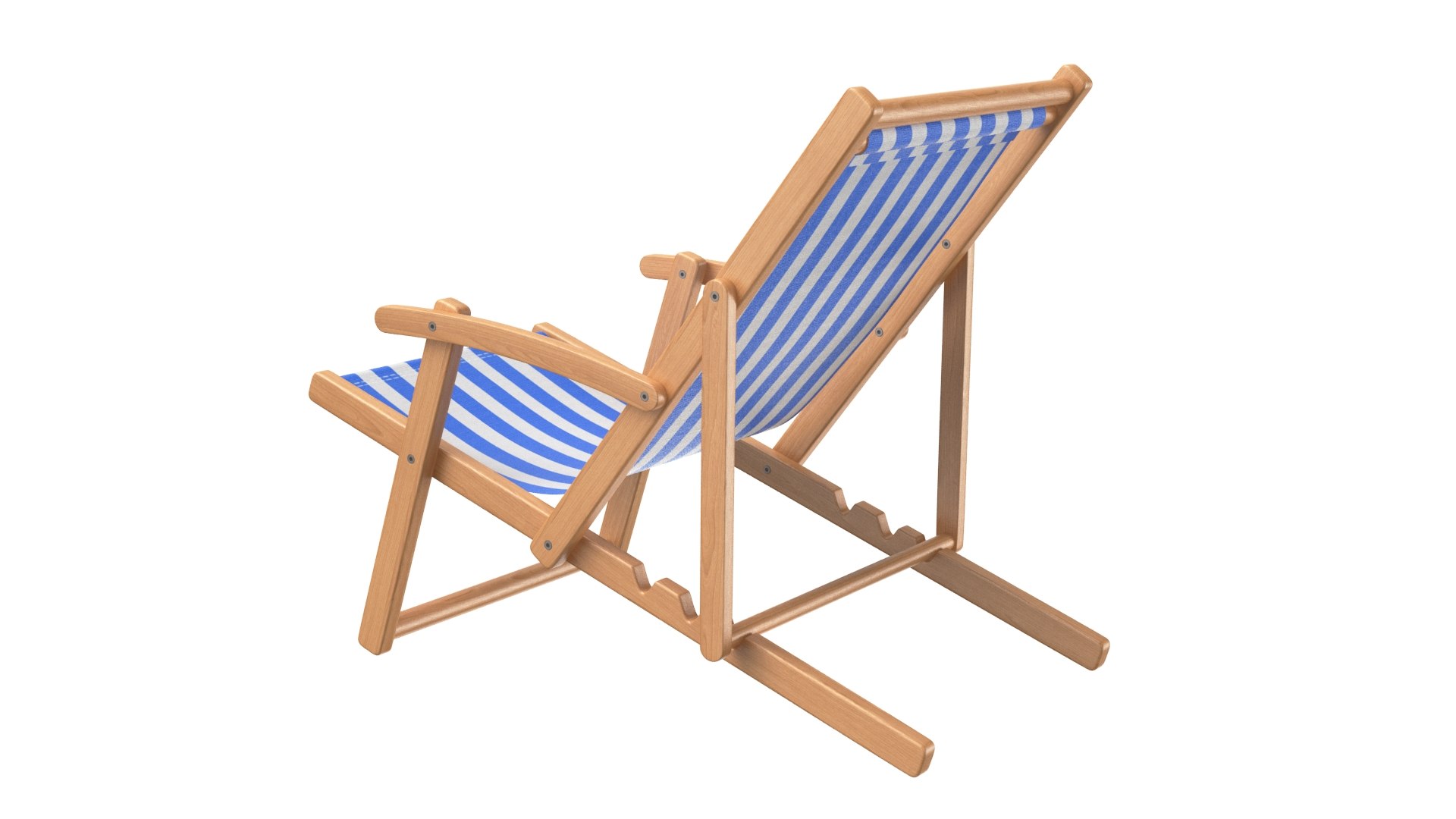 Detailed Beach Chair 3D Model - TurboSquid 2063552