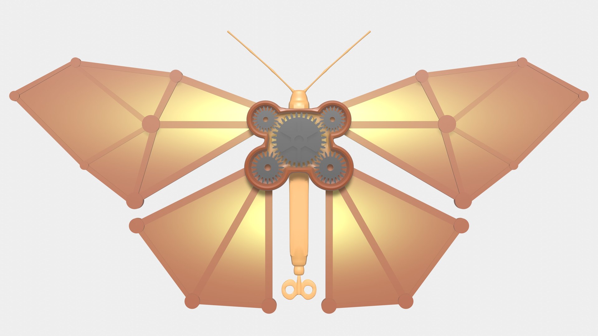 3D Mecha Butterfly Model - TurboSquid 2155129