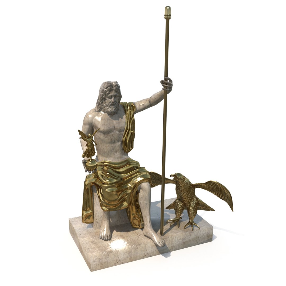 Statue zeus 3D model - TurboSquid 1306182