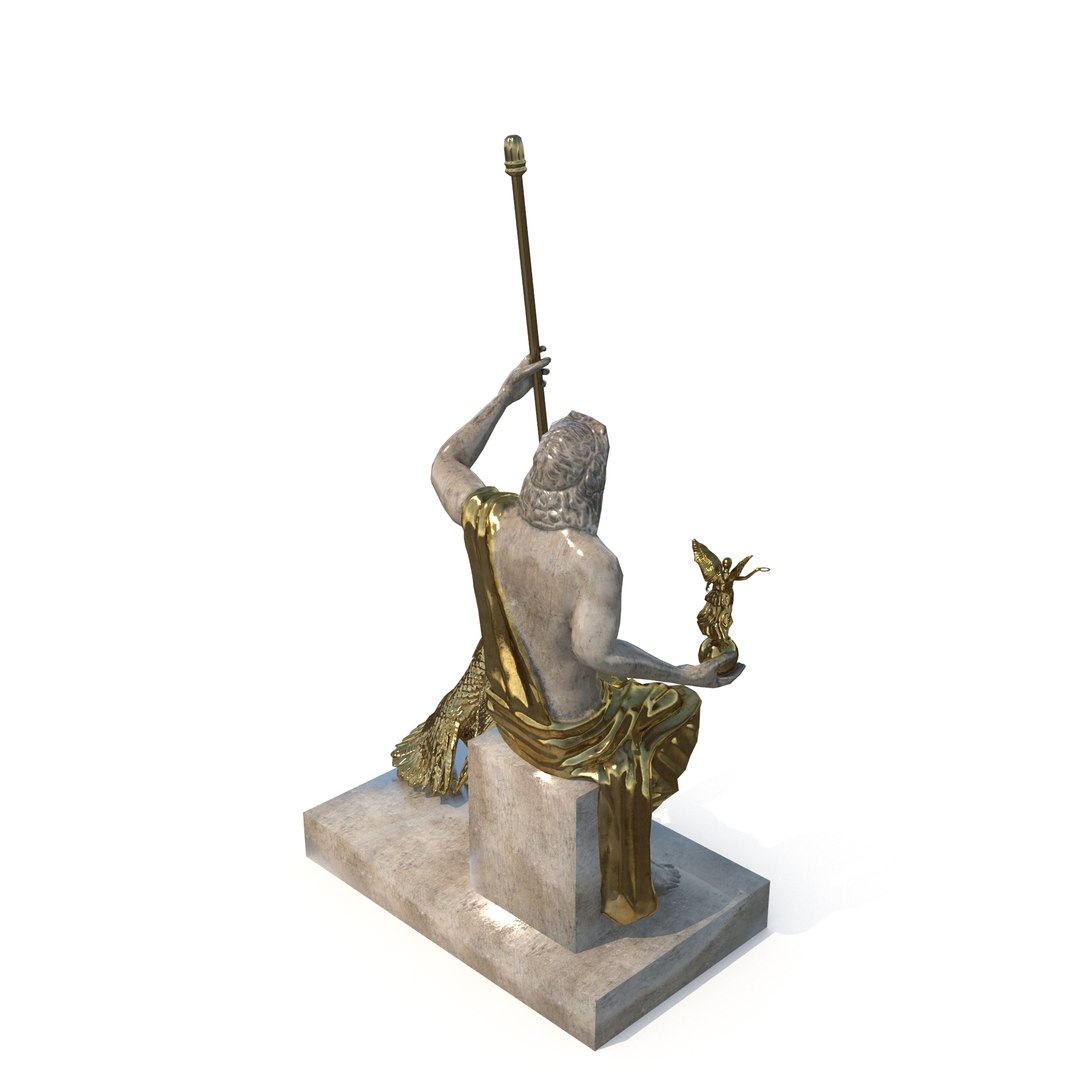 Statue Zeus 3D Model - TurboSquid 1306182