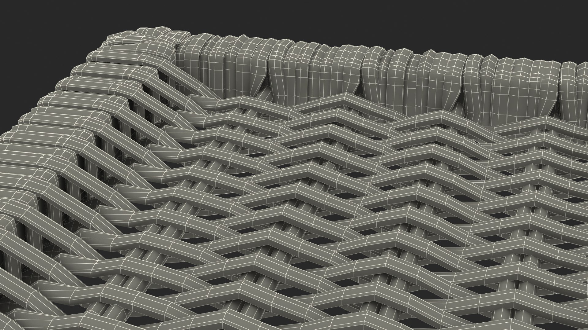 3D Rattan Panel model - TurboSquid 1853448