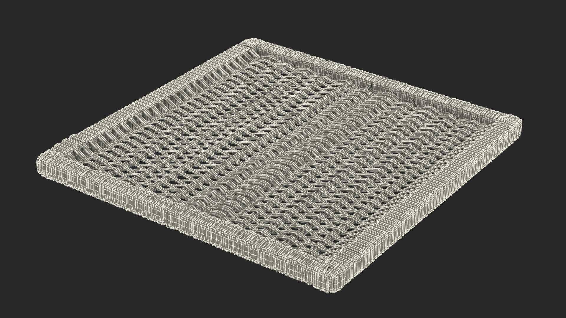 3D Rattan Panel Model - TurboSquid 1853448