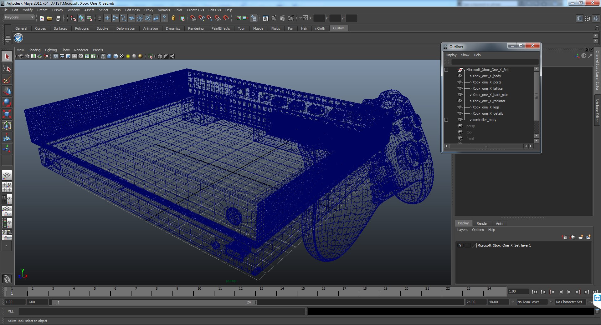Microsoft xbox x set 3D model - TurboSquid 1214069