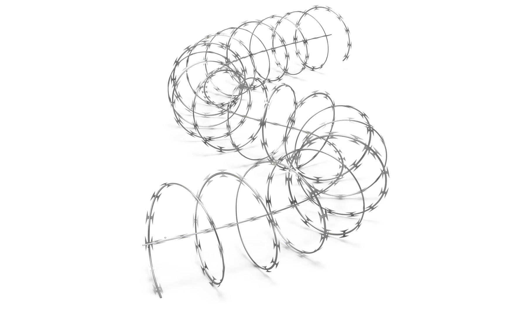 3D Adaptable Razor Wire - TurboSquid 2337116