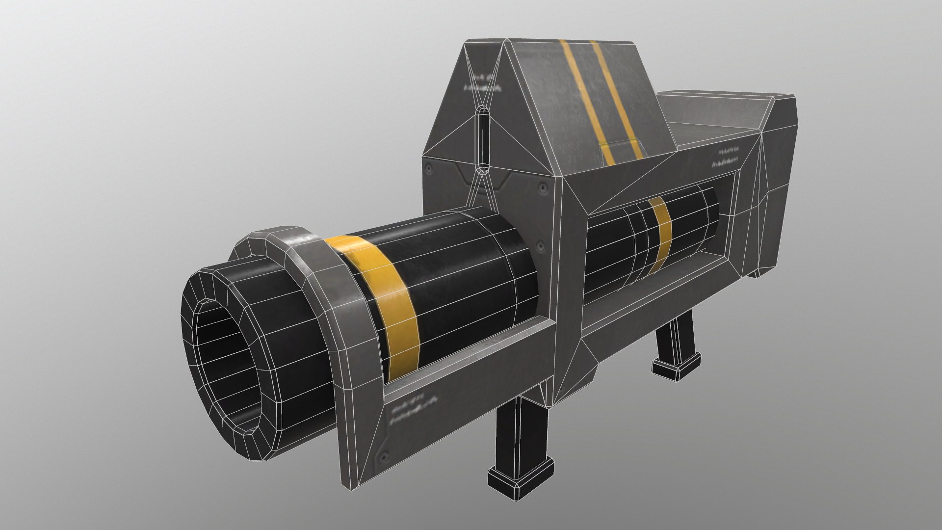 3D Battery Boomer Gun Level 1 - TurboSquid 2194386