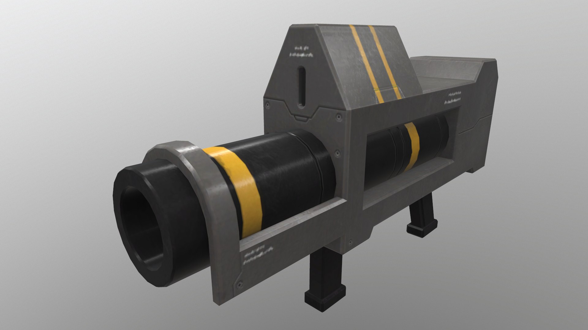 3D Battery Boomer Gun Level 1 - TurboSquid 2194386