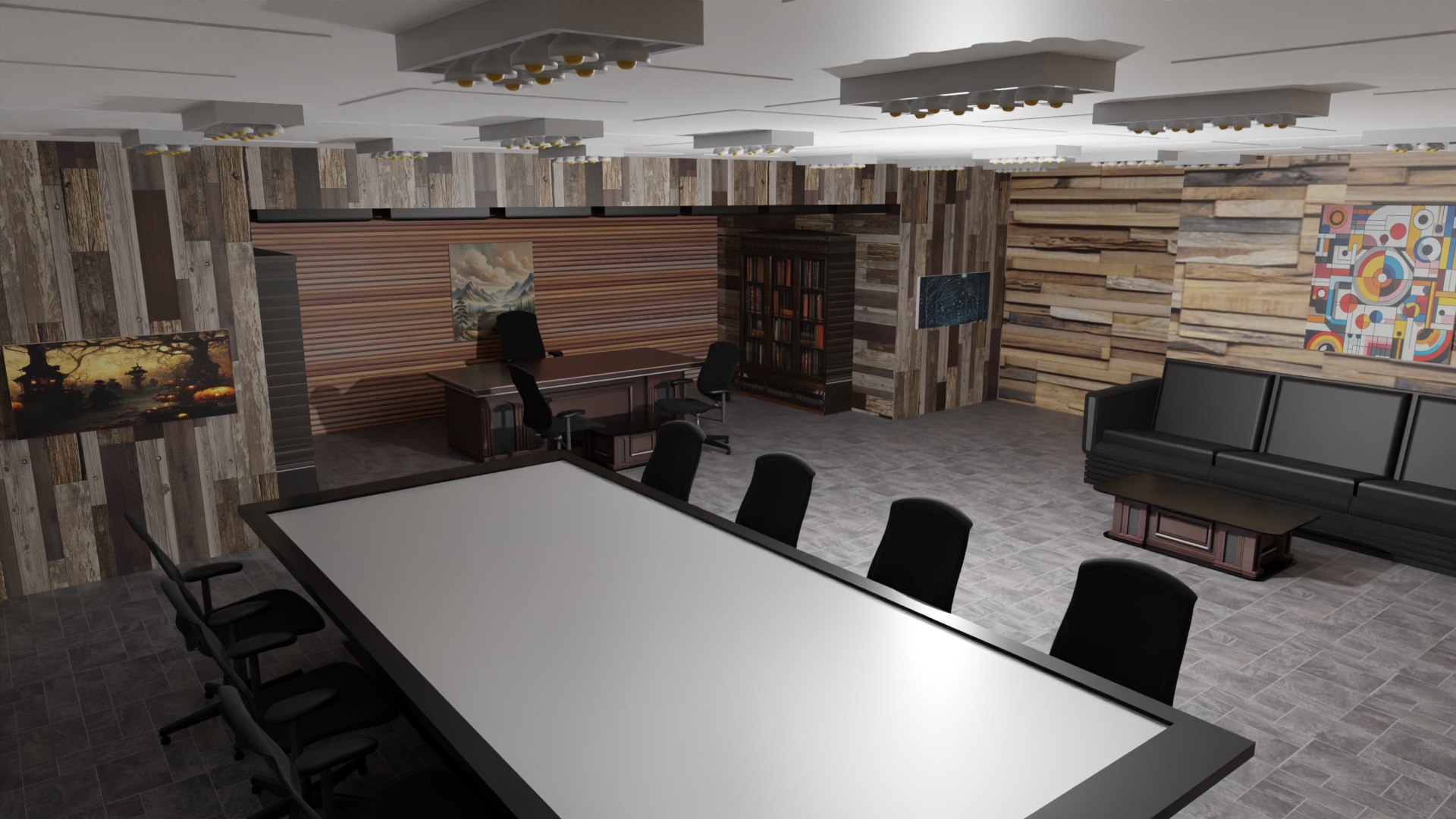 3D model Boss Office - TurboSquid 2178756