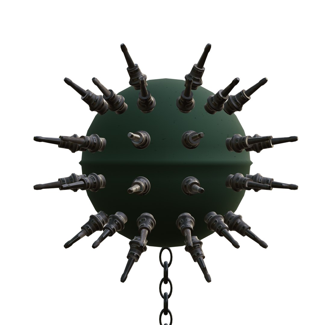 3D Sea Mines Cyraxz Technology Anti Invasion Extreme Explosive ...