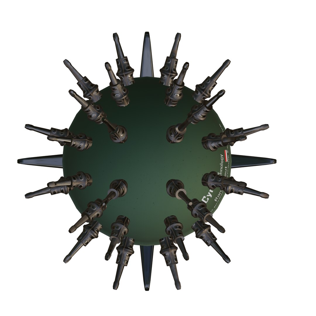 3D Sea Mines Cyraxz Technology Anti Invasion Extreme Explosive ...