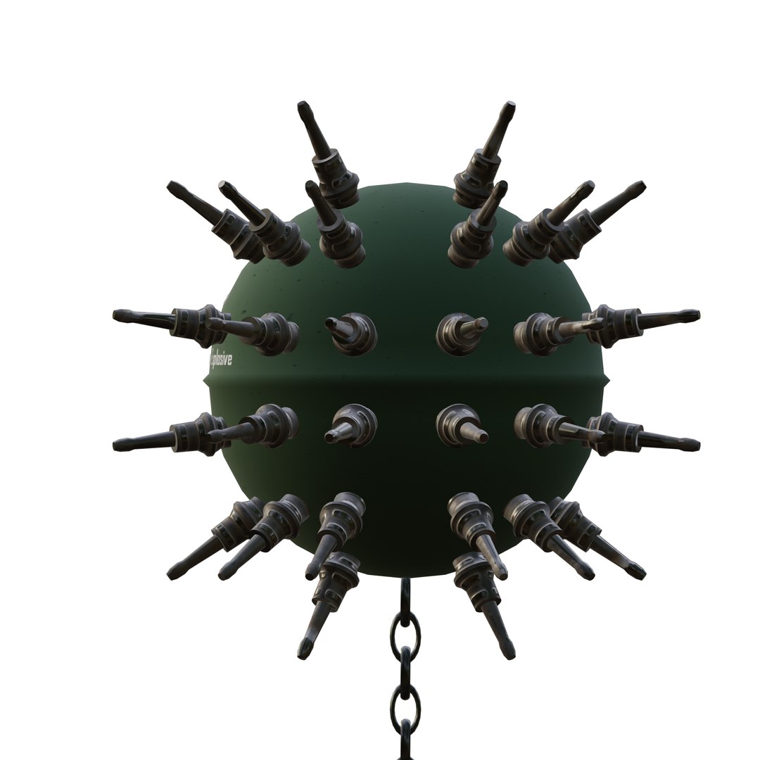 3D Sea Mines Cyraxz Technology Anti Invasion Extreme Explosive ...