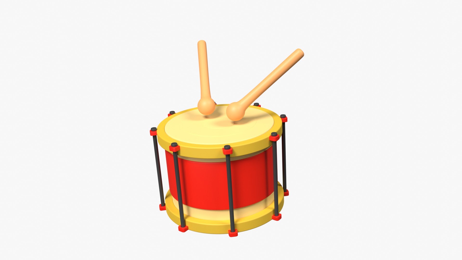 3D Drum Model - TurboSquid 2250696