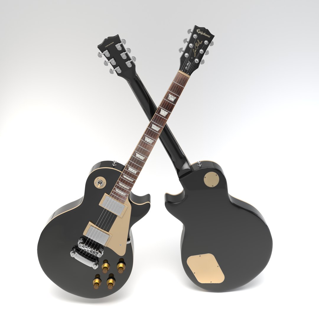 My Guitar Epiphone Model - TurboSquid 2086411