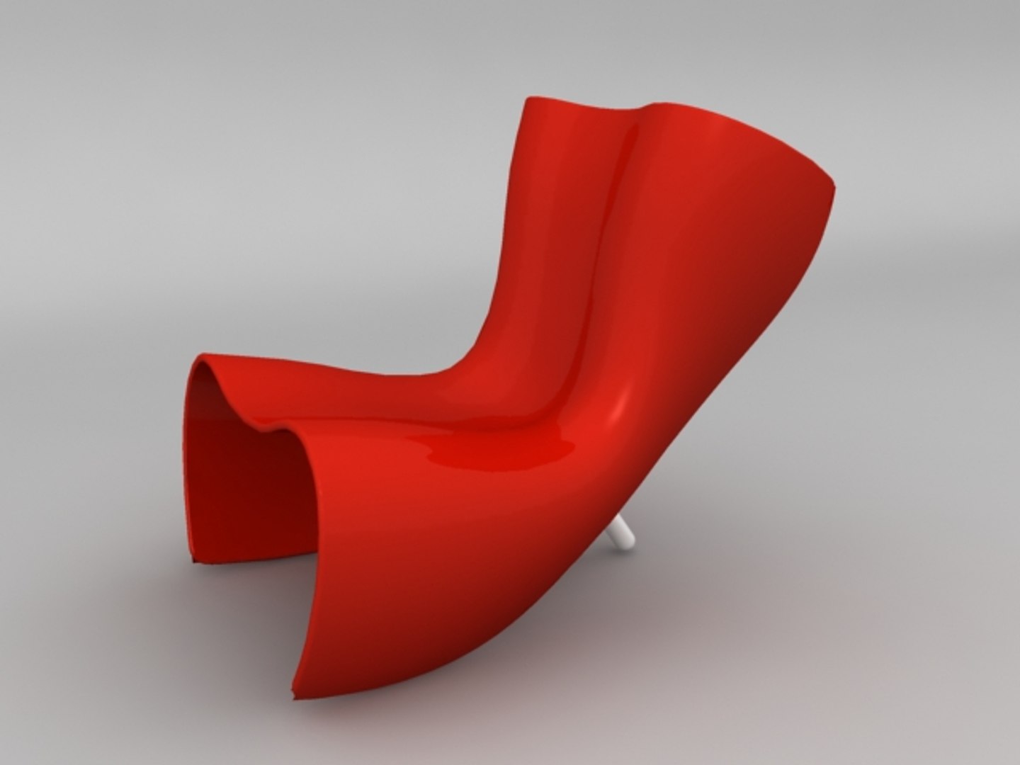 Felt Chair 3d Model