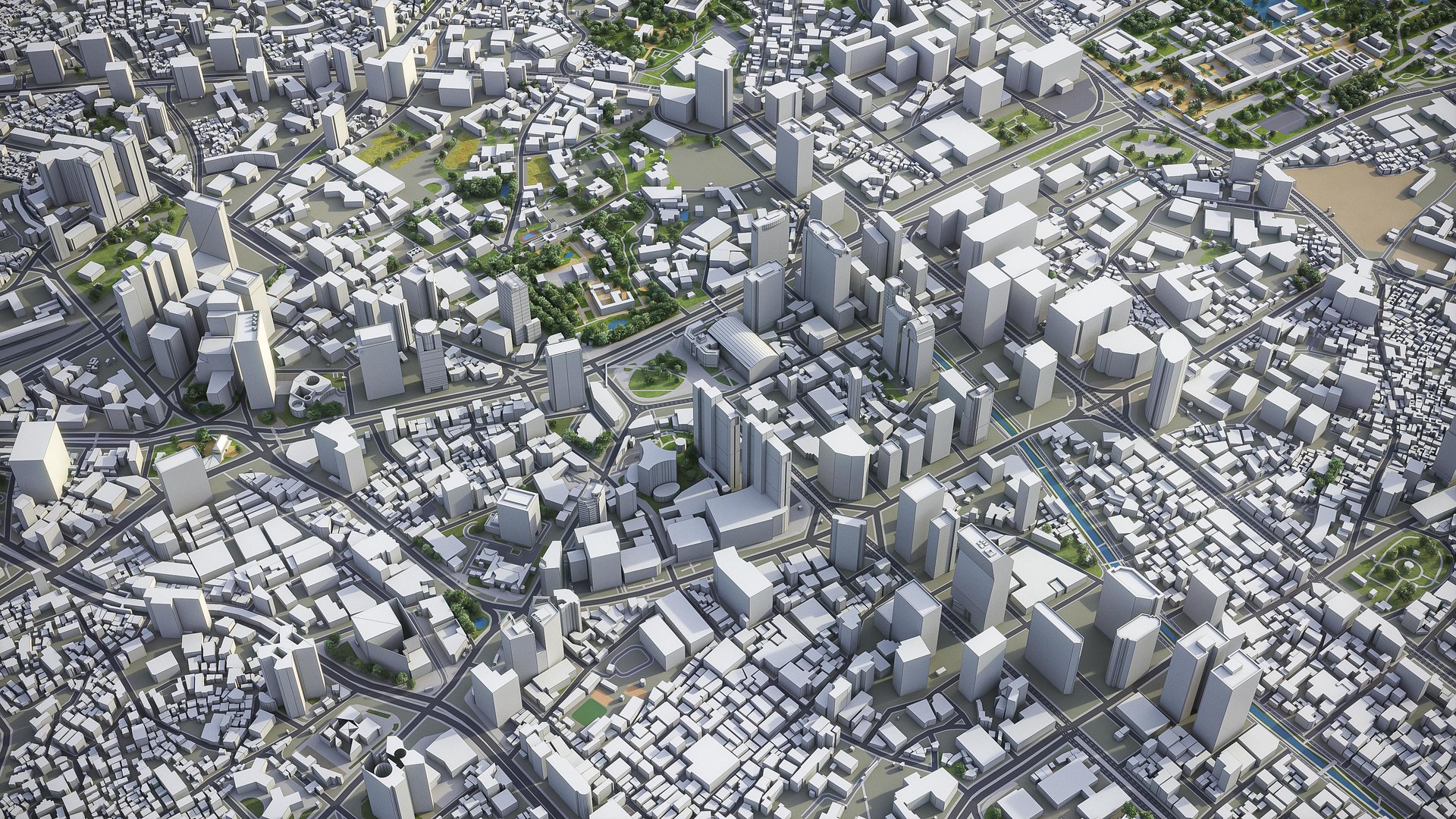 Seoul Korea Urban 3D Model - TurboSquid 1334516
