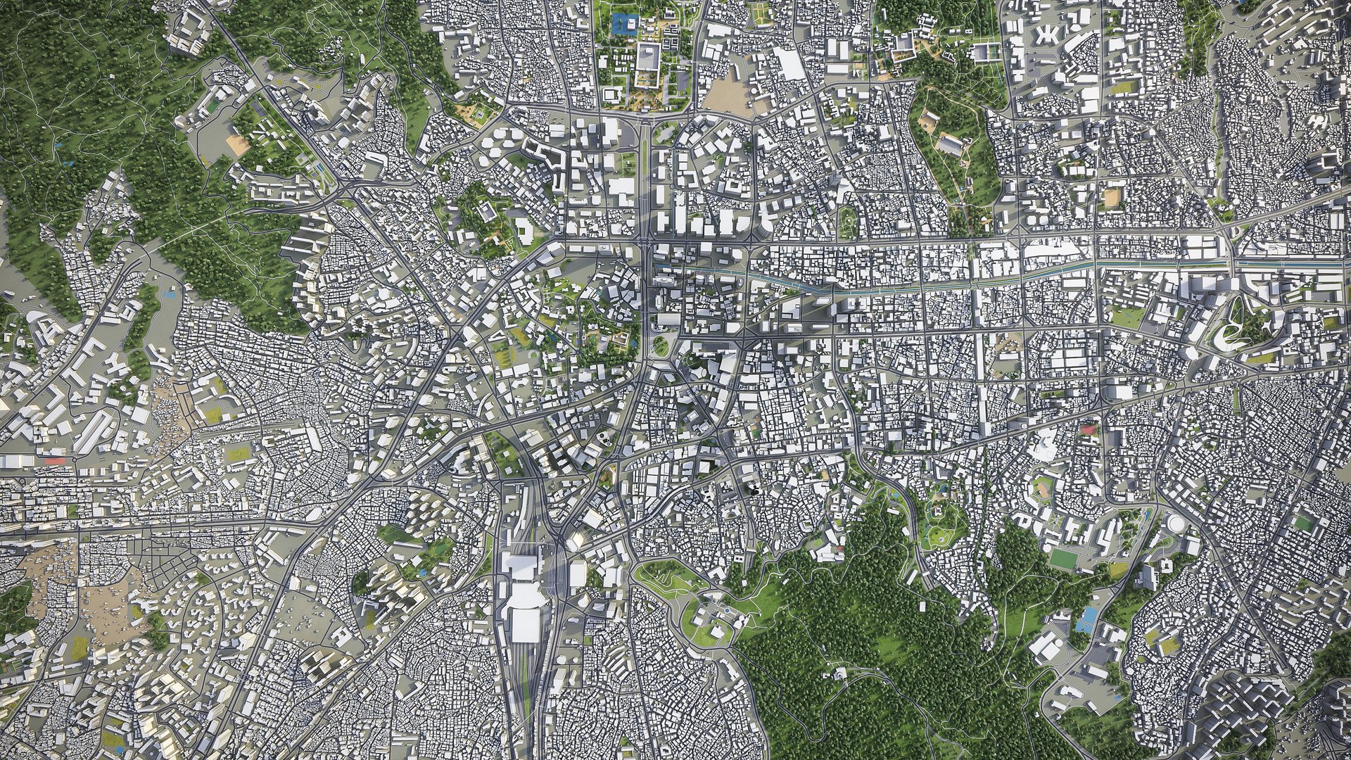 Seoul korea urban 3D model - TurboSquid 1334516