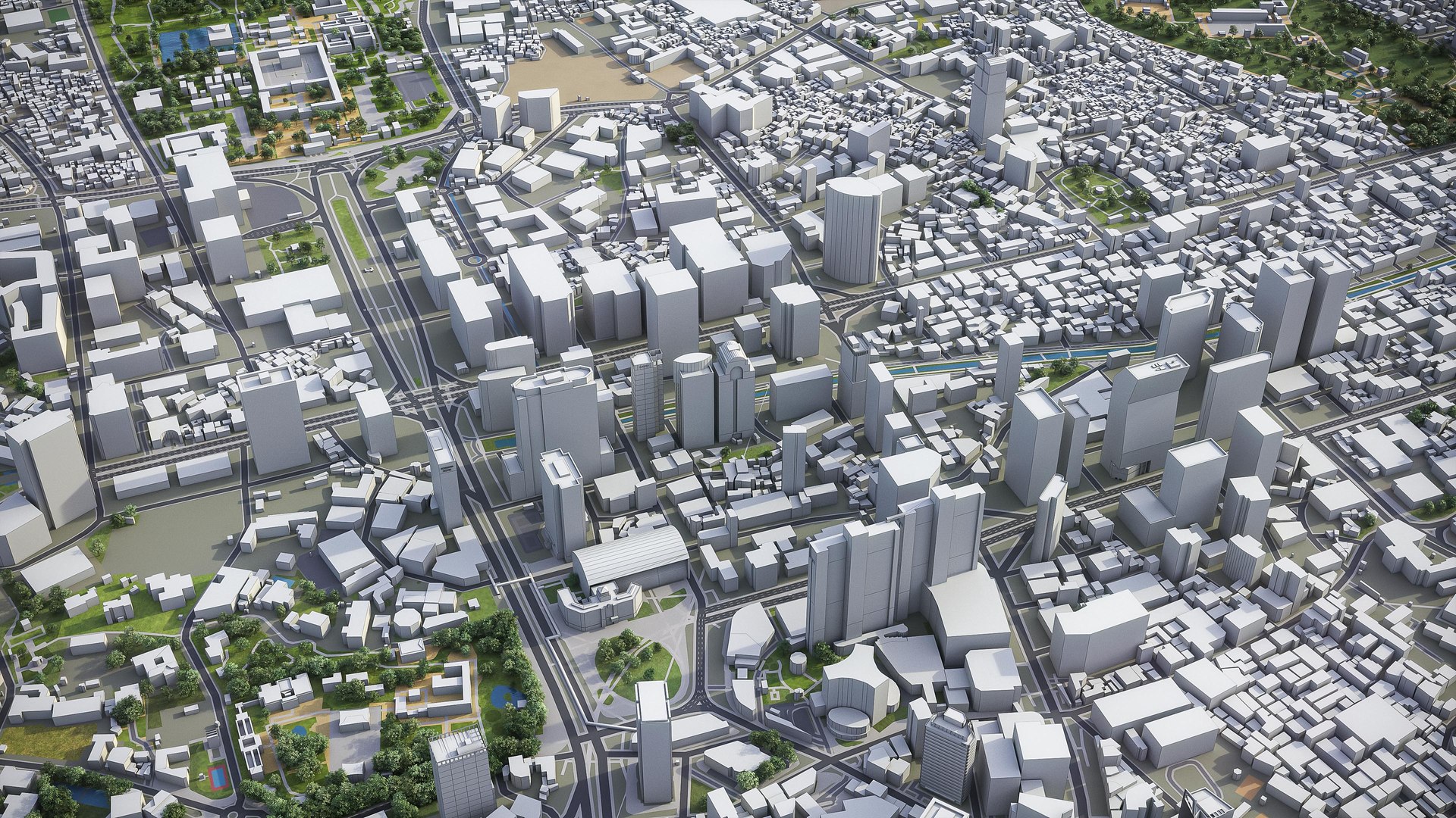 Seoul Korea Urban 3D Model - TurboSquid 1334516