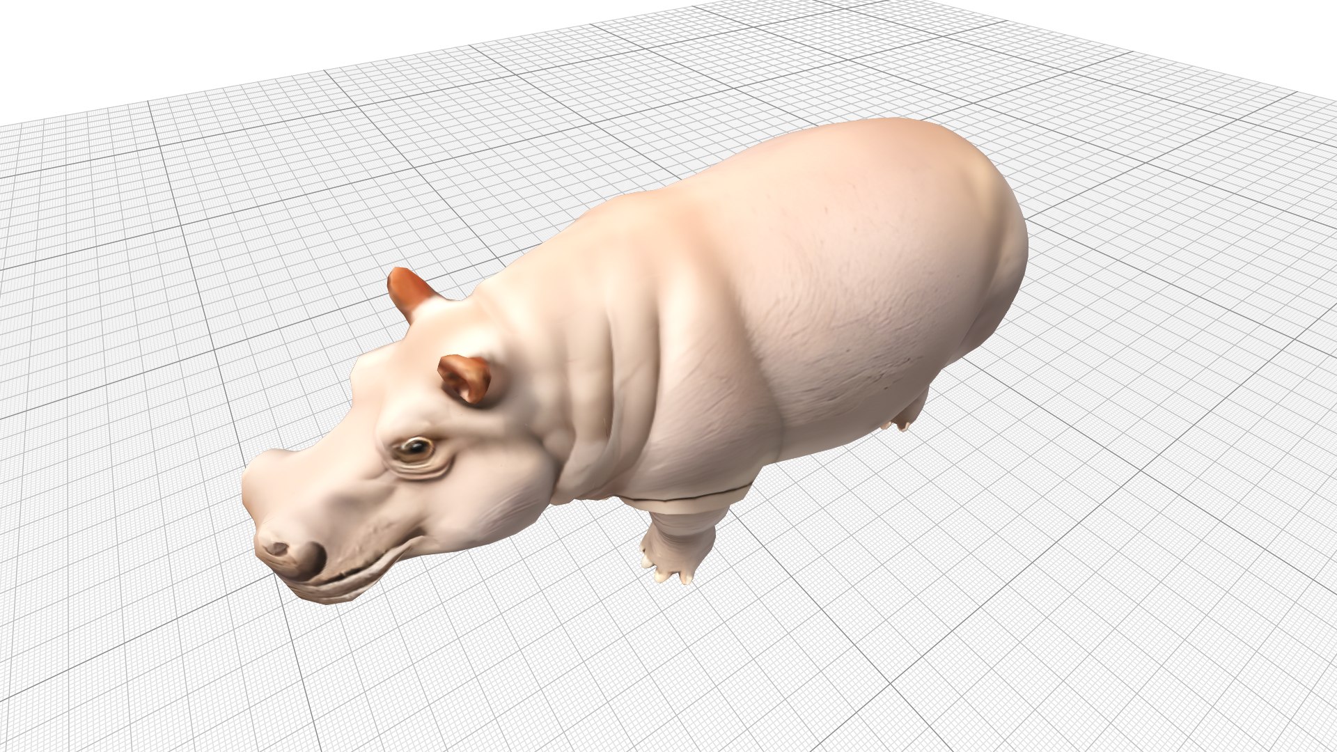 3D 3D Hippo Realistic Model - TurboSquid 2307217