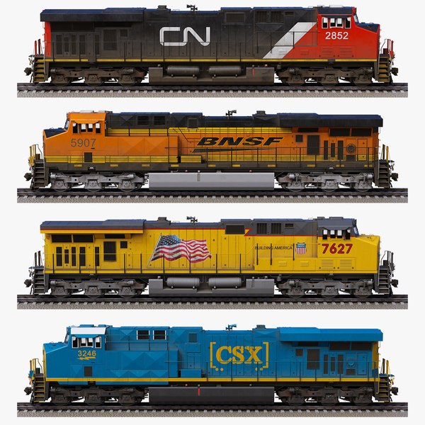 3D diesel locomotive ge es44ac - TurboSquid 1479268