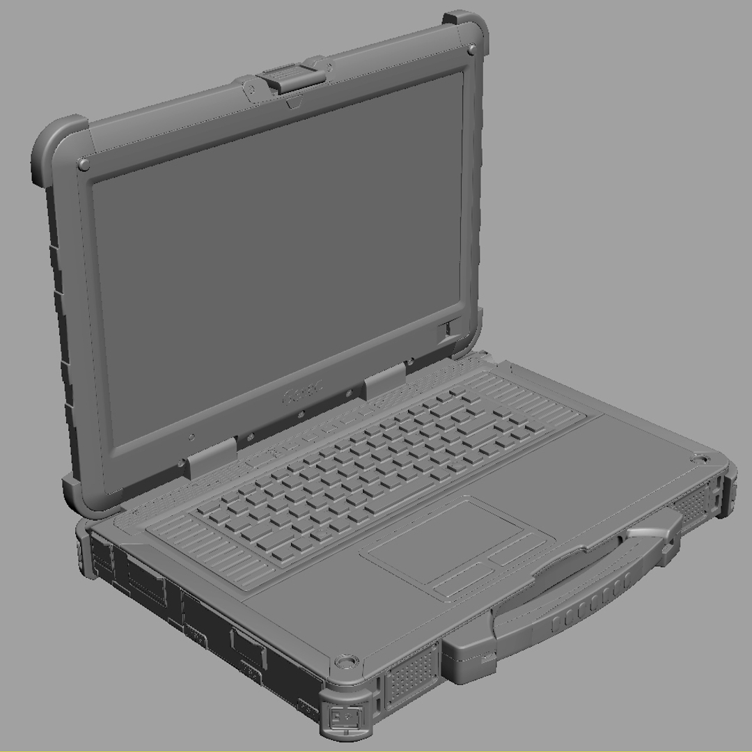 getac x500 fully rugged 3d max