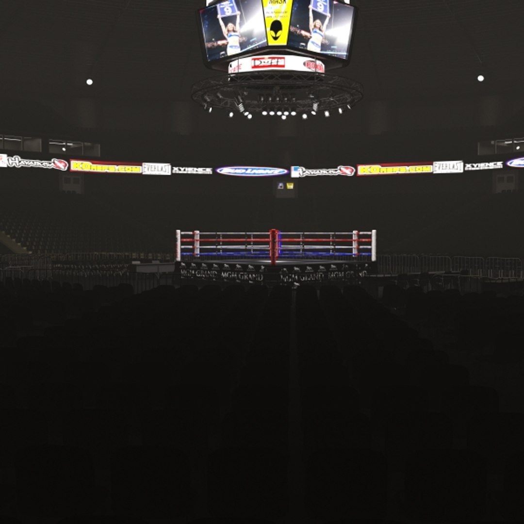 3D Model Interior Boxing Arena - TurboSquid 1178750