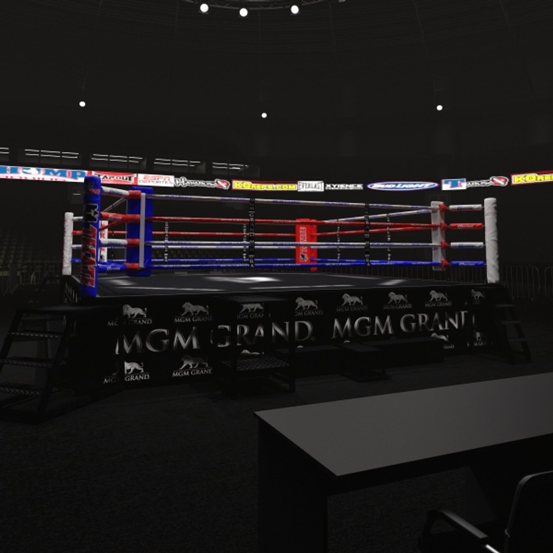 3D Model Interior Boxing Arena - TurboSquid 1178750