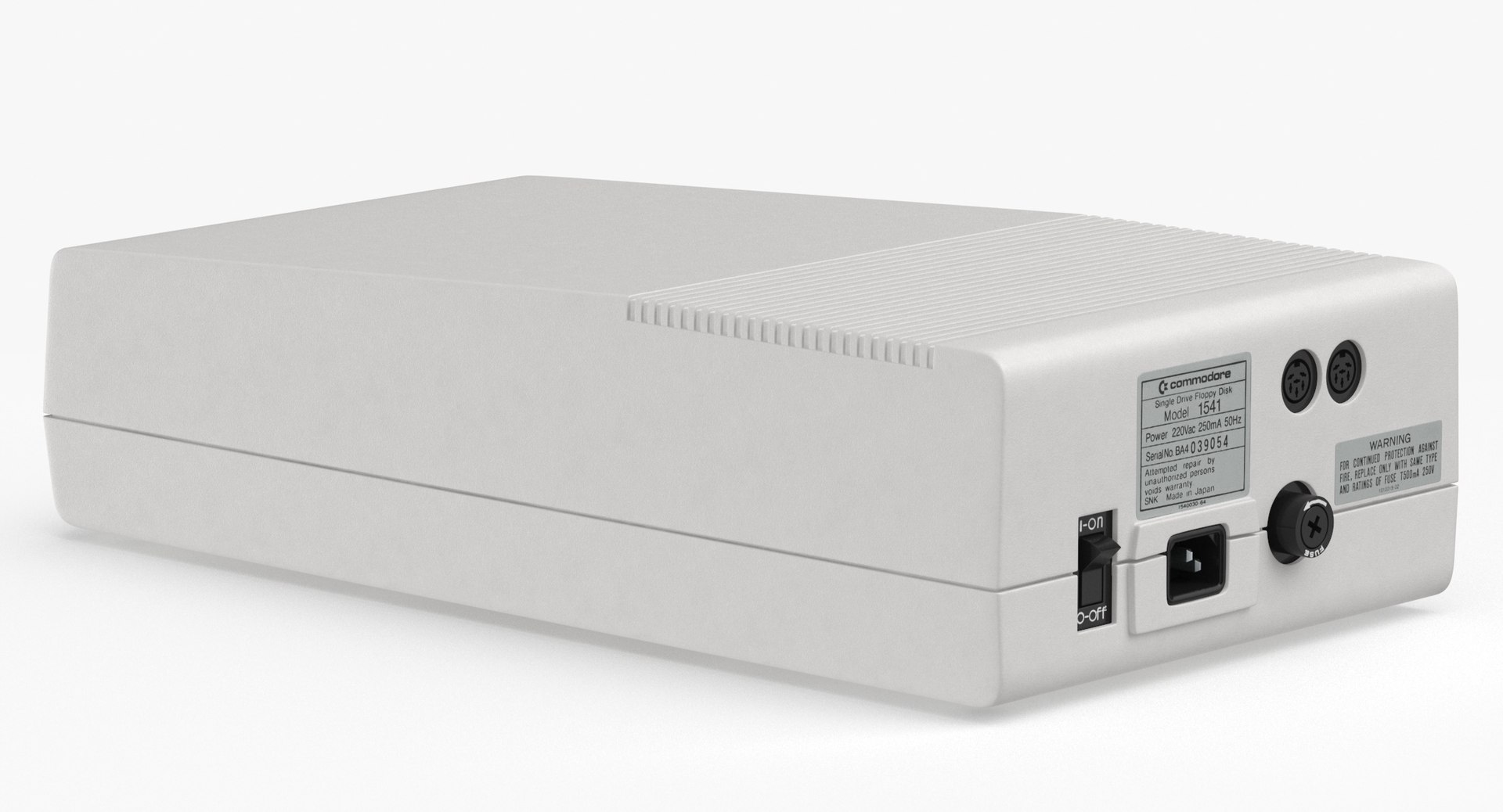 3D Vic 1541 Disk Drive Model - TurboSquid 1707491