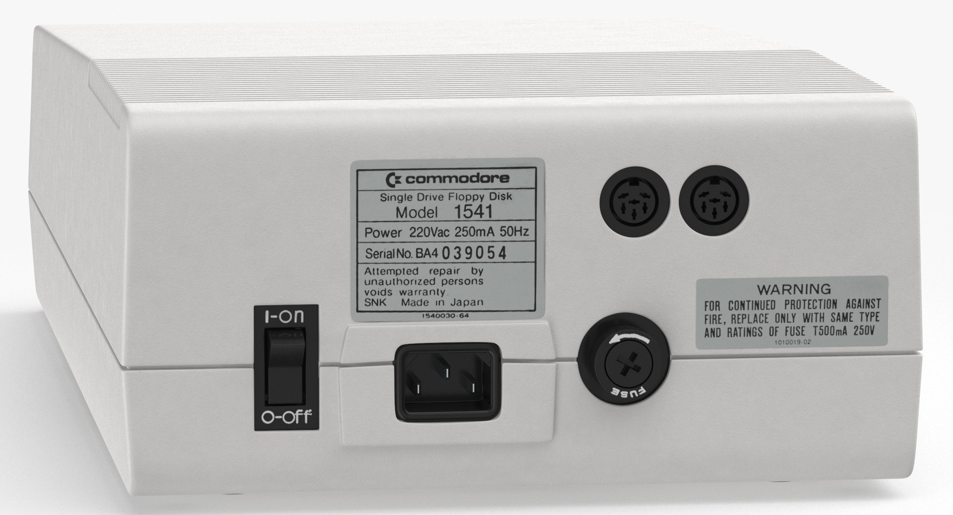 3D Vic 1541 Disk Drive Model - TurboSquid 1707491