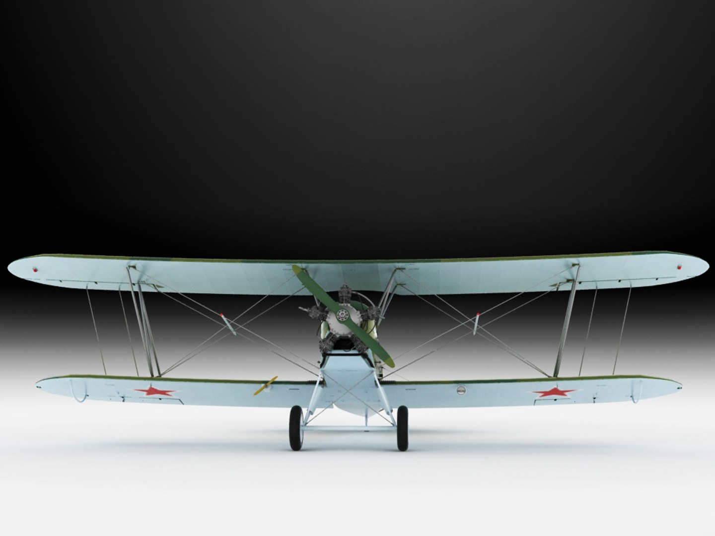 3d Model Of Polikarpov Po-2 Soviet Biplane