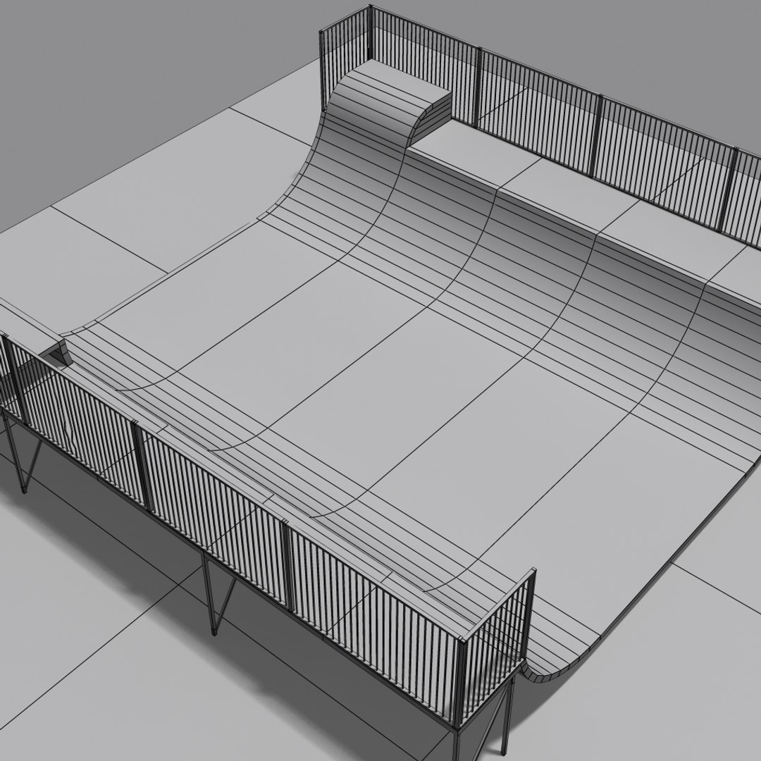 3d Skateboard Ramp Coz111102