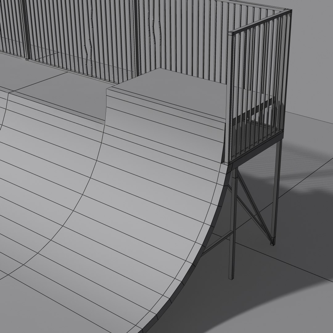 3d Skateboard Ramp Coz111102