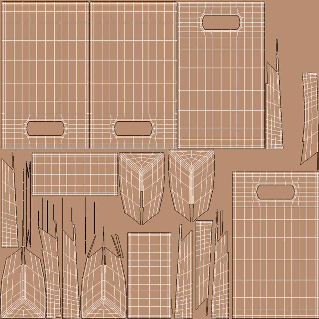 Paper Bag Model - TurboSquid 1864791