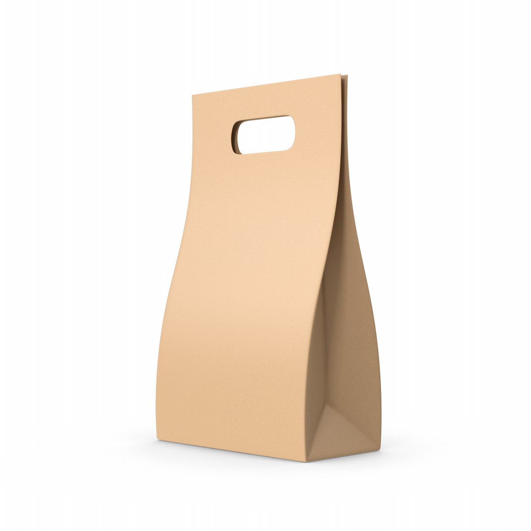 Paper Bag Model - TurboSquid 1864791