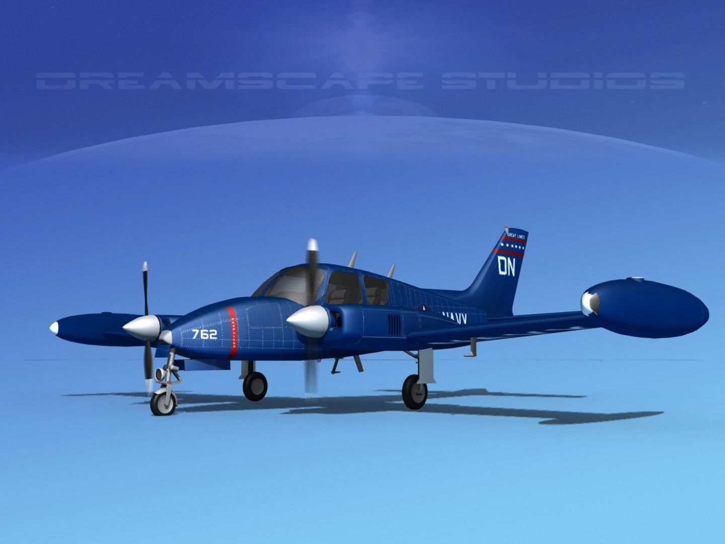 Cockpit Cessna Navy 3D Model - TurboSquid 1158157