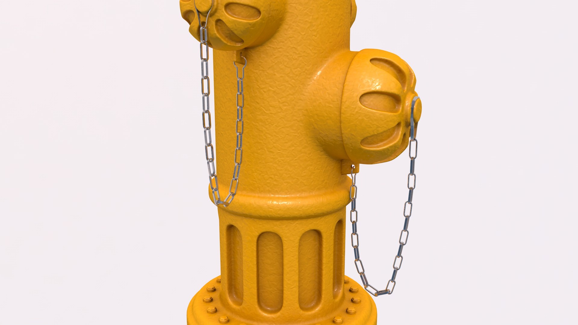 Fire Hydrant Yellow model - TurboSquid 1752319