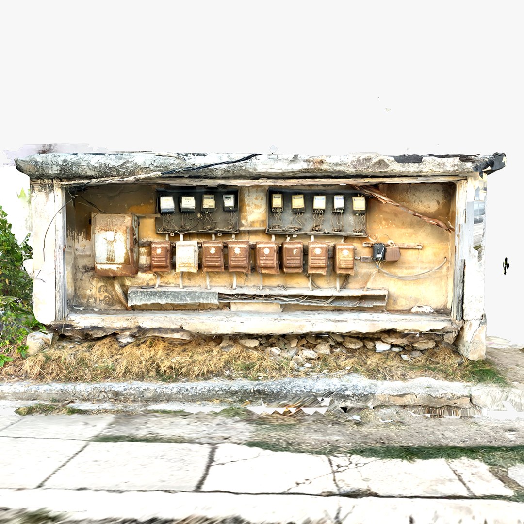 Old Electric Meters 3D model - TurboSquid 1969441