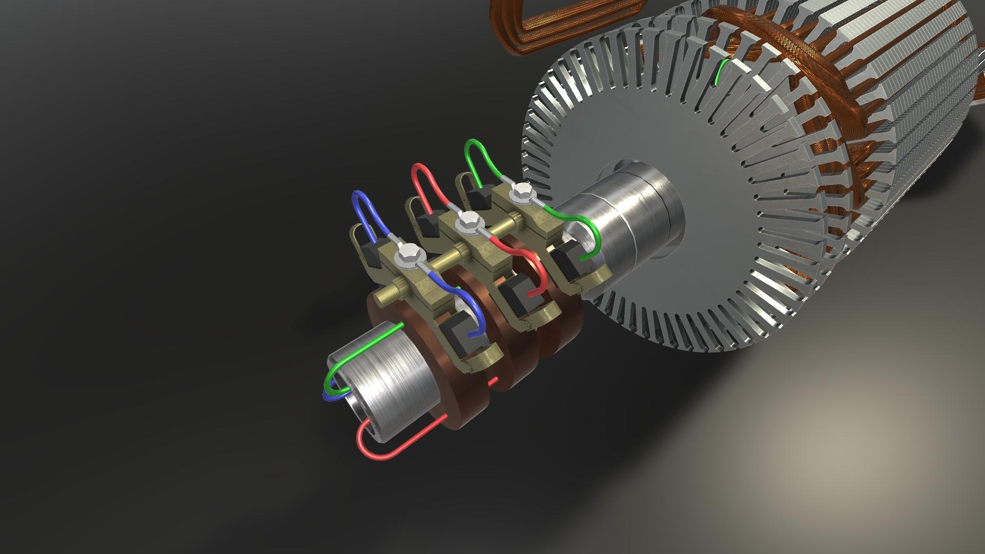 Asynchronous Motor Model - TurboSquid 1887124