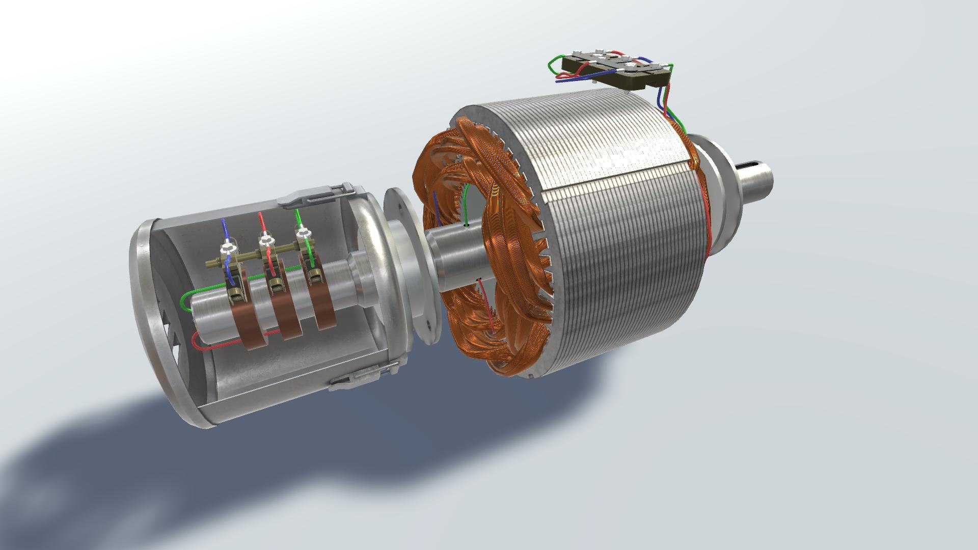 Asynchronous Motor Model - TurboSquid 1887124