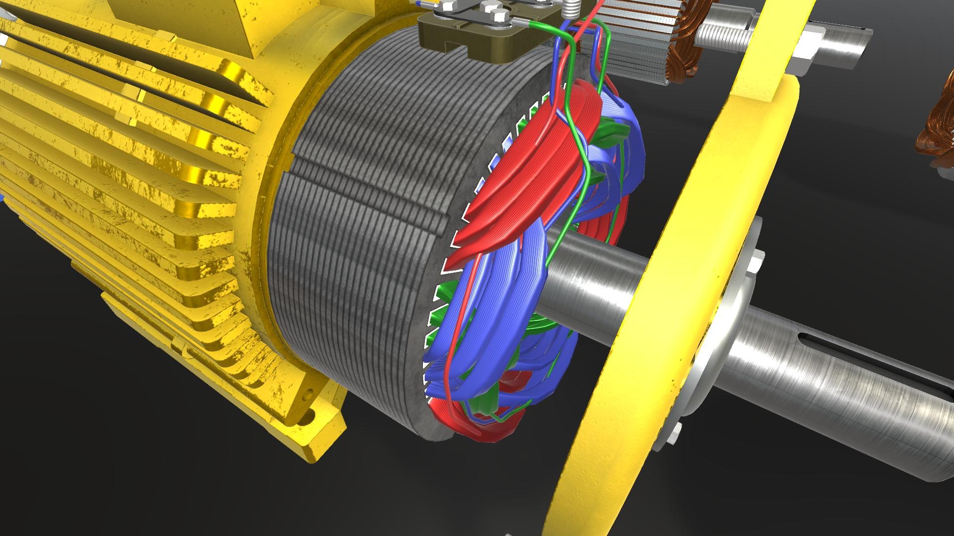 Asynchronous Motor Model - TurboSquid 1887124