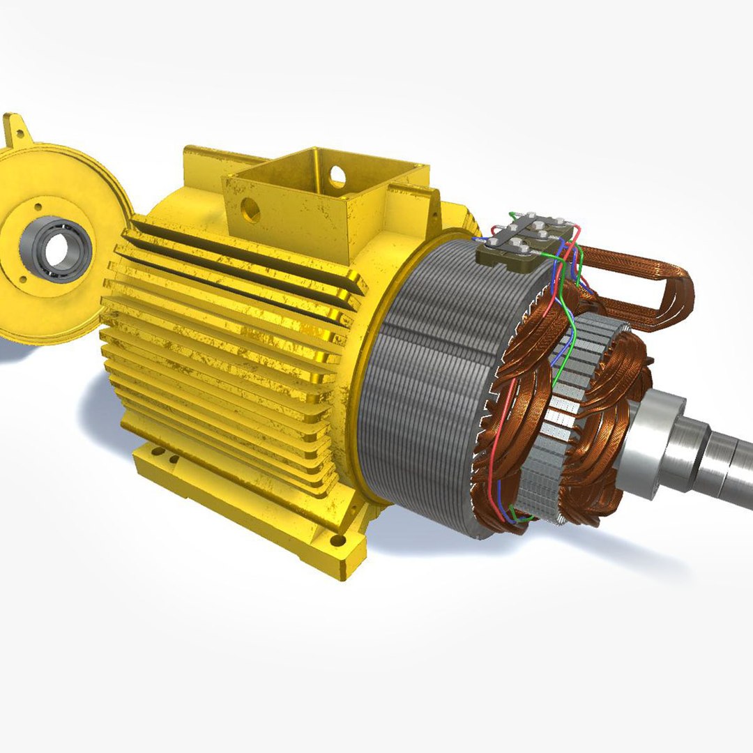 Asynchronous Motor Model - TurboSquid 1887124